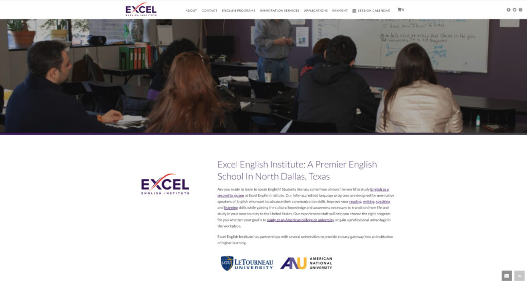 Excel English Institute - Tangram Sky Interactive
