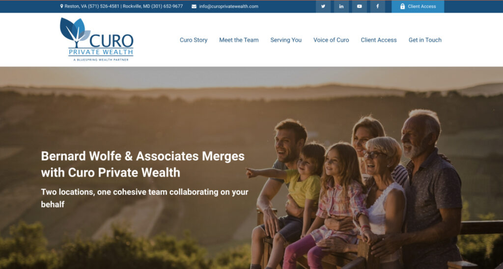 Curo Private Wealth - Tangram Sky Interactive